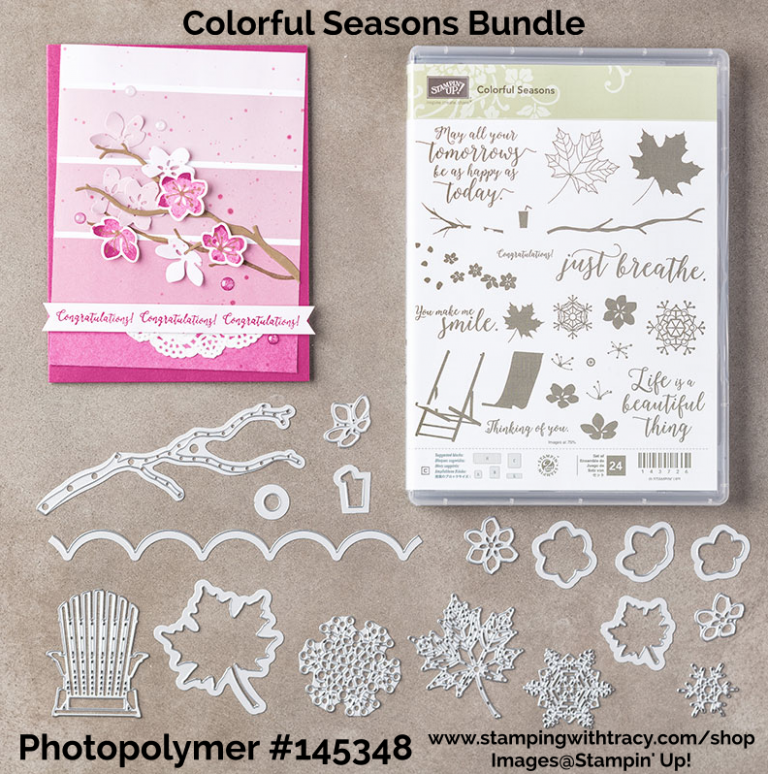 Colorful Seasons Bundle by Stampin' Up! - Stamping With Tracy