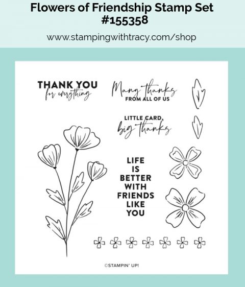 Flowers of Friendship Friday Tutorial - Stamping With Tracy