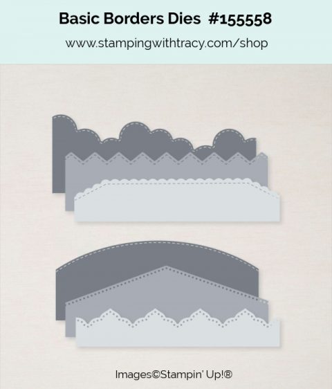 Stampin' Up! Basic Borders Dies - Stamping With Tracy