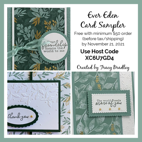 Ever Eden Card Sampler - Stamping With Tracy