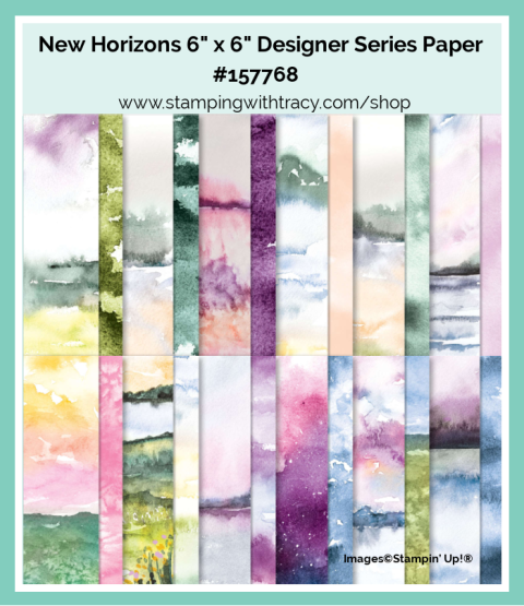 Stampin' Up! New Horizons Designer Series Paper - Stamping With Tracy