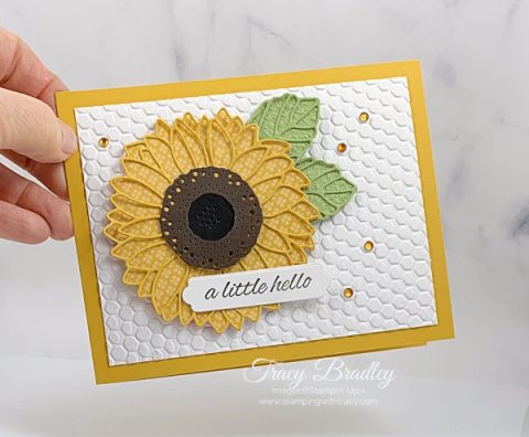 Stampin' Up! Sunflowers Dies - Stamping With Tracy
