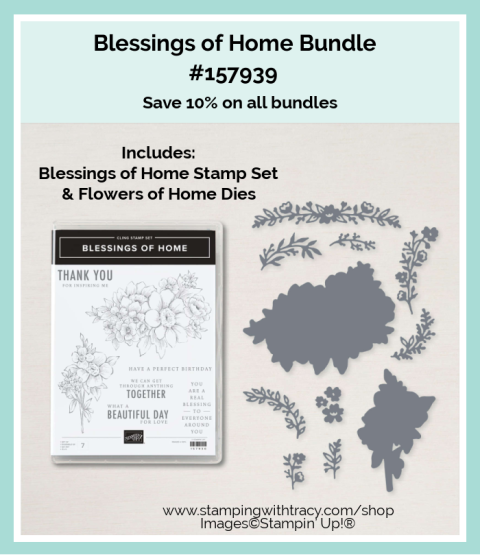 Stampin' Up! Blessings of Home Bundle - Stamping With Tracy