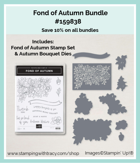 Stampin' Up! Fond of Autumn Bundle - Stamping With Tracy
