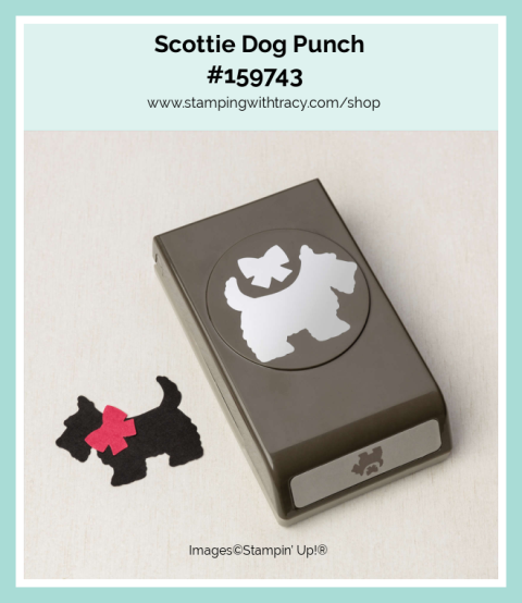 Stampin' Up! Scottie Dog Punch - Stamping With Tracy