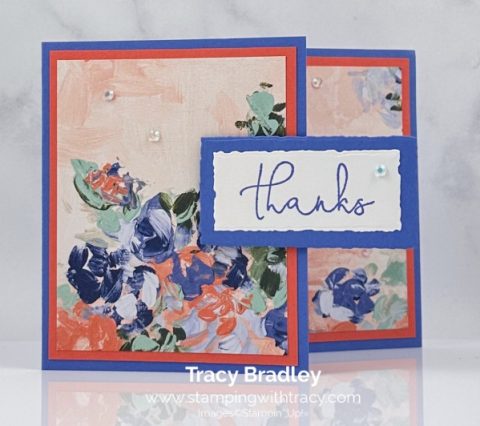 Stampin' Up! Deckled Rectangles Dies - Stamping With Tracy
