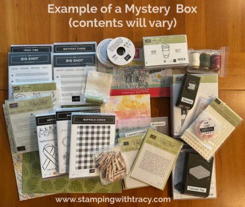 Mystery Boxes - Stamping With Tracy
