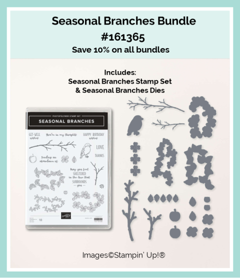 Stampin' Up! Seasonal Branches Bundle - Stamping With Tracy