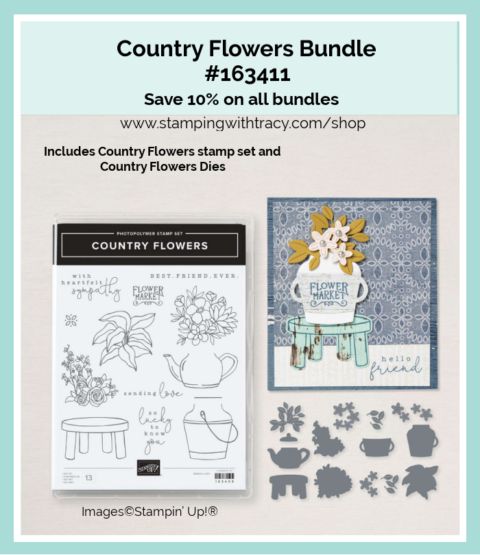 Stampin' Up! Country Flowers Bundle - Stamping With Tracy