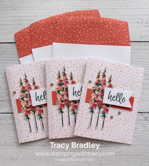 Stampin' Up! Hello Hollyhocks Kit - Stamping With Tracy