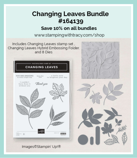 Stampin' Up! Changing Leaves Bundle - Stamping With Tracy