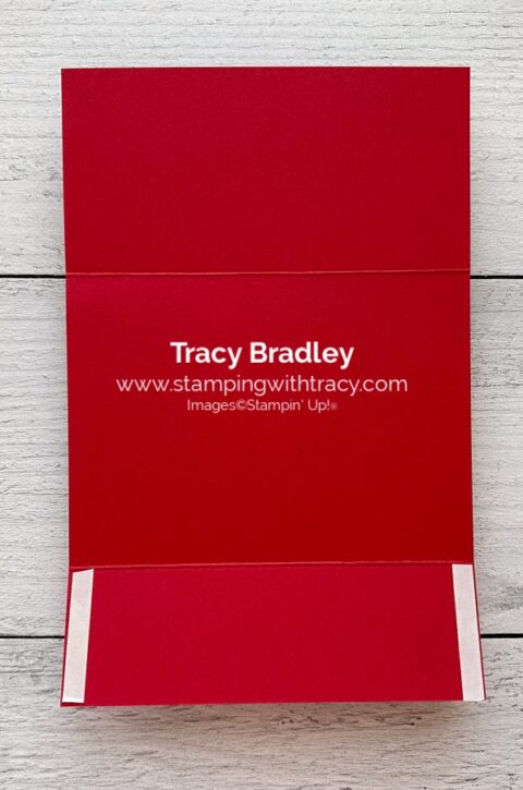 Stampin' Up! A Little Bit Festive Gift Card Holder - Stamping With Tracy
