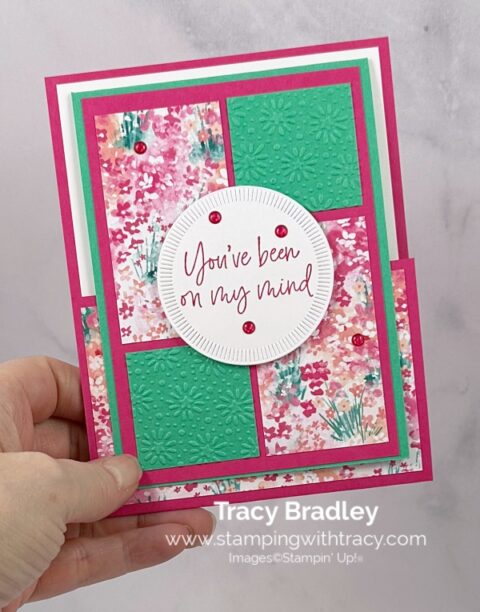 Stampin' Up! Bloom Impressions Designer Series Paper - Stamping With Tracy