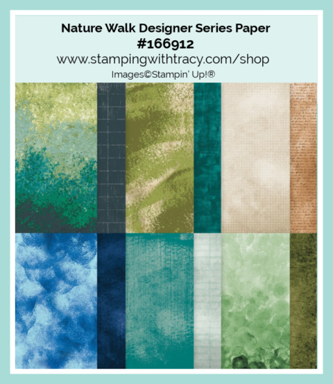 Nature Walk Designer Series Paper - Stamping With Tracy